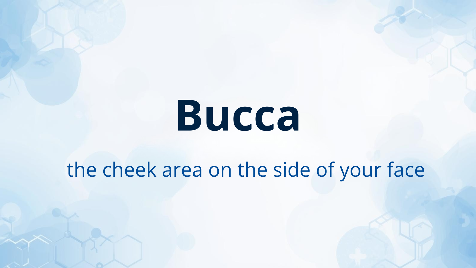 What Does Bucca Mean? Medical Term for Cheek Area | OET BANK