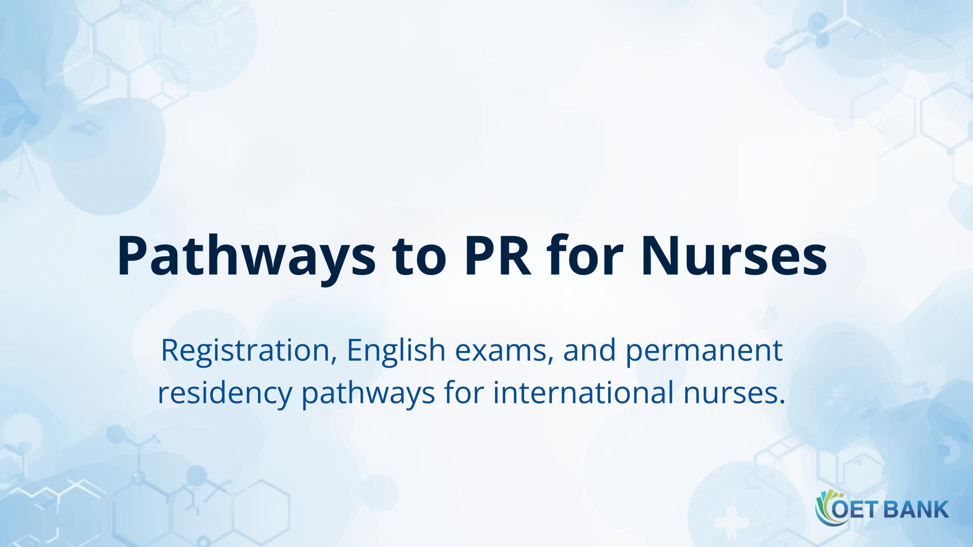 How to Gain PR as a Nurse or Care Worker Abroad | OET BANK