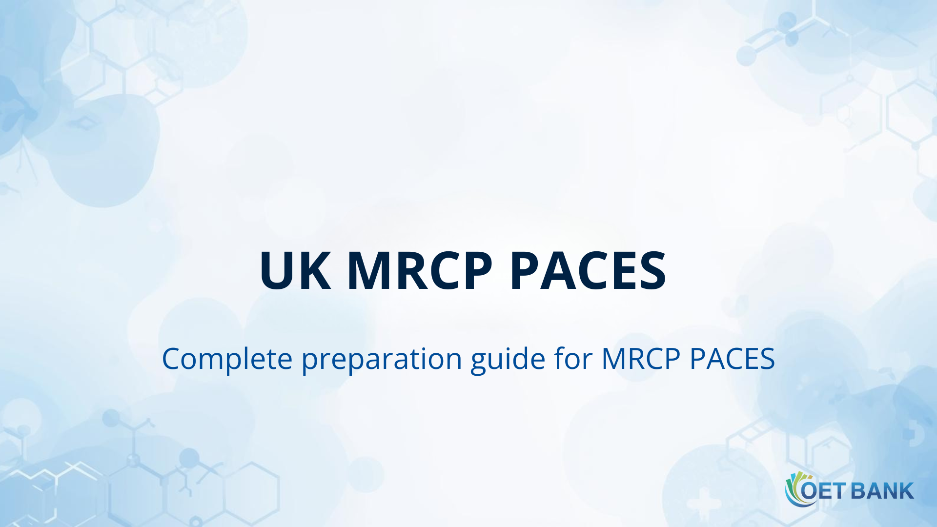MRCP PACES Overview and Preparation Strategy | Membership of the Royal ...